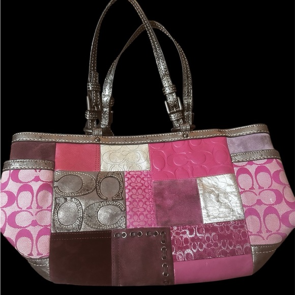 Coach | Bags | Coach Purse Patch Work | Poshmark